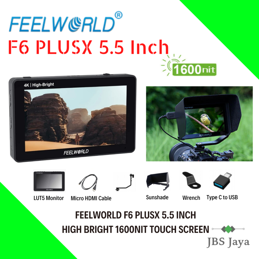Feelworld F6 Plus X 5 5 4k Hdmi Monitor 1600 Nit 2023 New Version