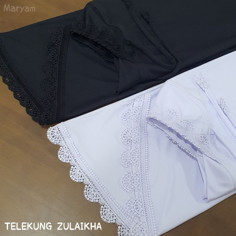 TELEKUNG DEWASA DESIGN ZULAIKHA TELEKUNG RENDA LACE SATU TONE WARNA ...