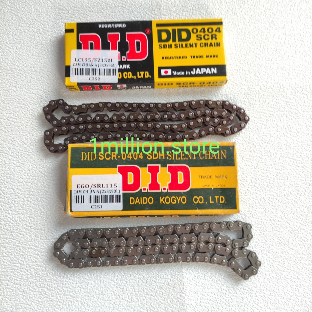 DID TIMING CHAIN RANTAI KECIL 135LC FZ150 EGO SRL115 90L 96L | Shopee ...