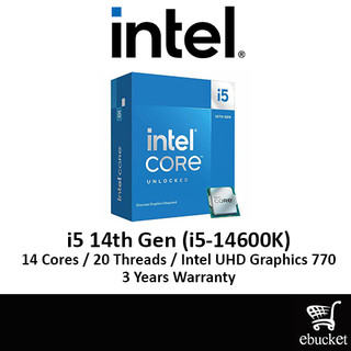 Intel Core i5-14600K processor 24M Cache, up to 5.30 GHz Intel UHD ...
