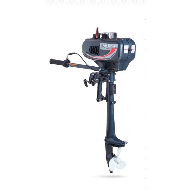 Hangkai 3.5hp 2 stroke engine boat/ 3.5hp 2stroke enjin bot Hangkai ...