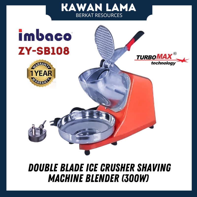 Imbaco 2-Blade Double Blade Ice Crusher Shaving Machine Blender (300W ...