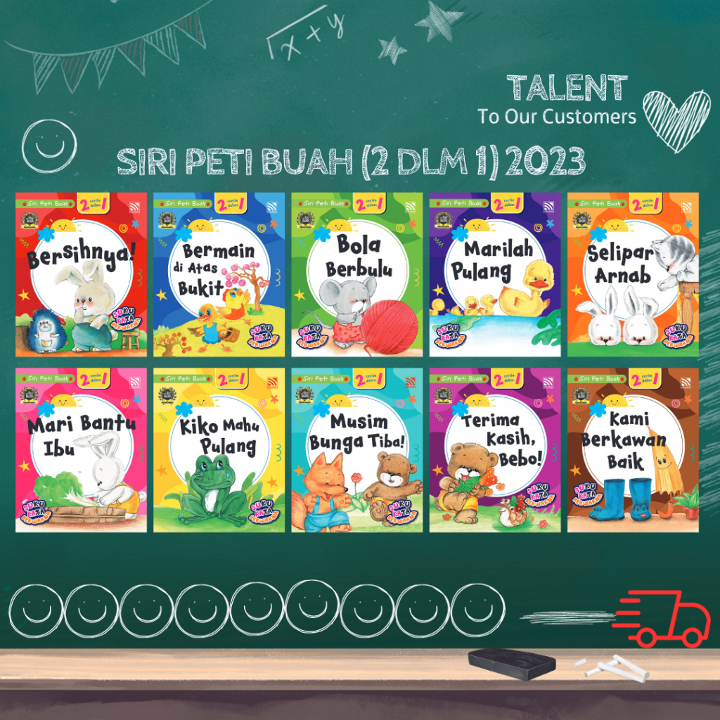 [TALENT] Buku Cerita Siri Peti Buah 2023 - Suku Kata | Shopee Malaysia