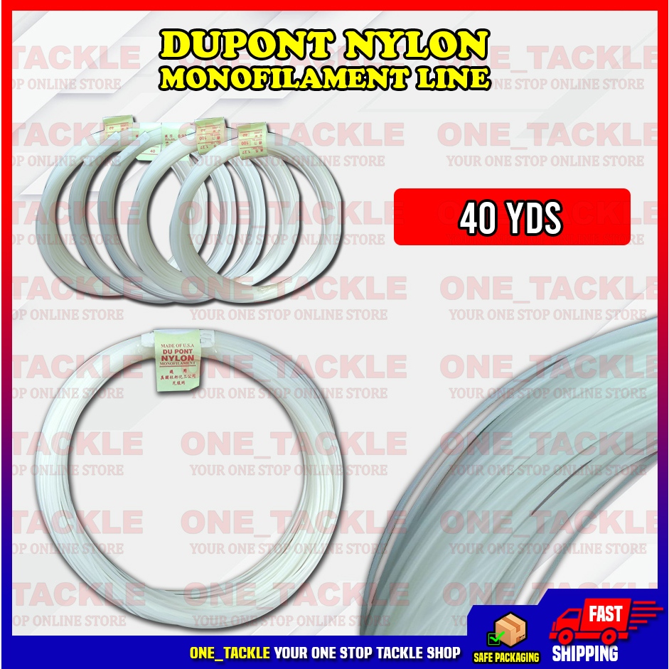 Dupon monofilament line 40 yds made in usa 100% original | Shopee Malaysia