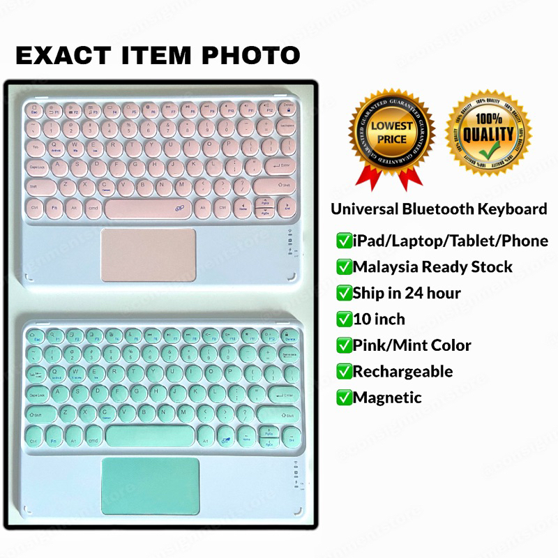Premium Quality Universal Bluetooth Keyboard with Touchpad Wireless ...
