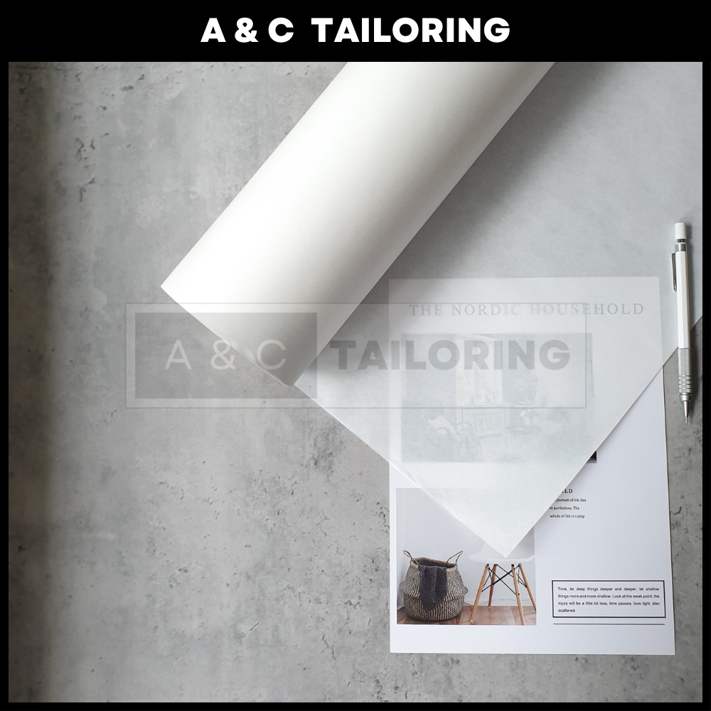 Drafting Paper 50 Meter (1 Roll) Tracing Paper Pattern Paper Pattern ...