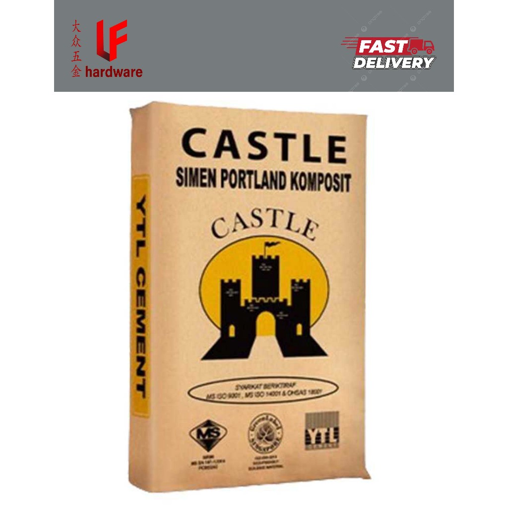 YTL 2KG Packed Composite Cement PCC Concrete Cement Simen | Shopee Malaysia