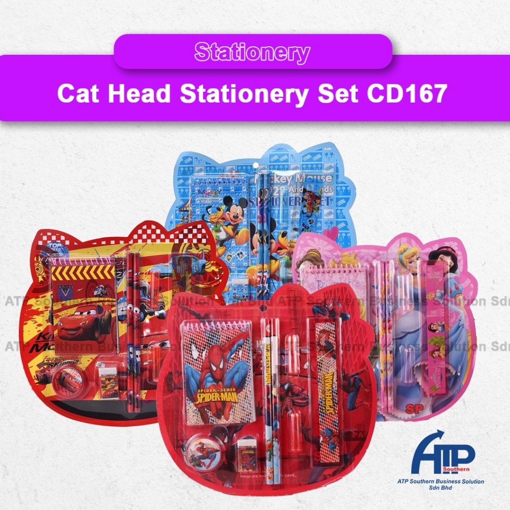 [8Pcs/Set] Children School Stationery Set Students’ School Supplies ...