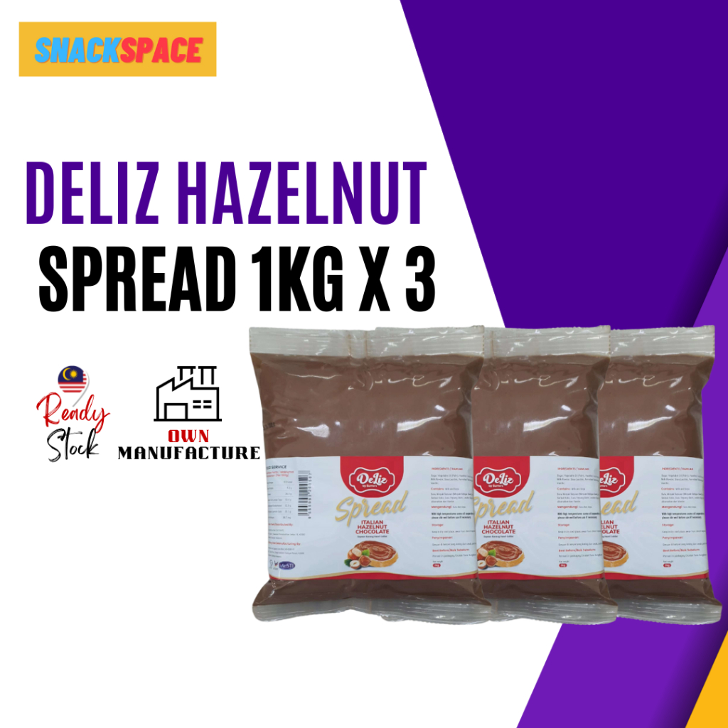 Sumos DeLiz Italian Hazelnut Chocolate Spread / SAPUAN KACANG HAZEL ...