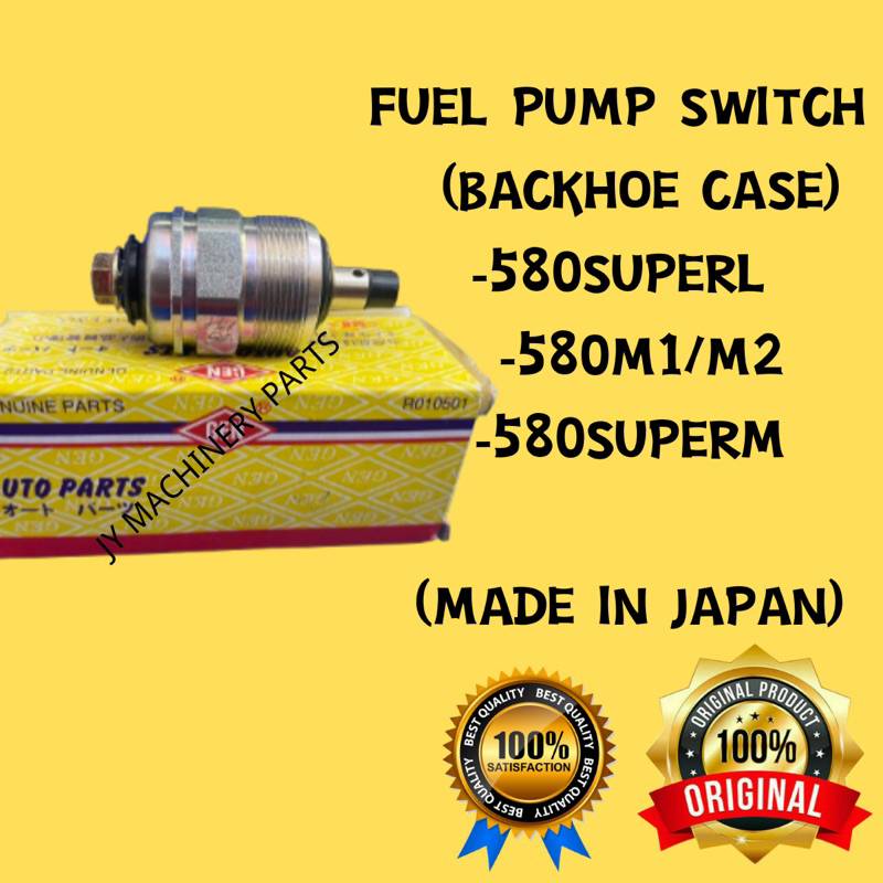 FUEL PUMP SWITCH 580SUPERL 580M1 580M2 BACKHOE CASE 12V MADE IN JAPAN ...