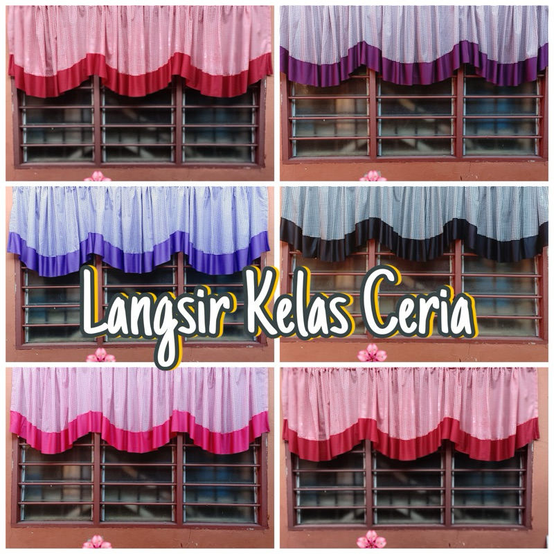 Langsir Kelas Readymade Dawai Spring Labuh 26inchi | Shopee Malaysia