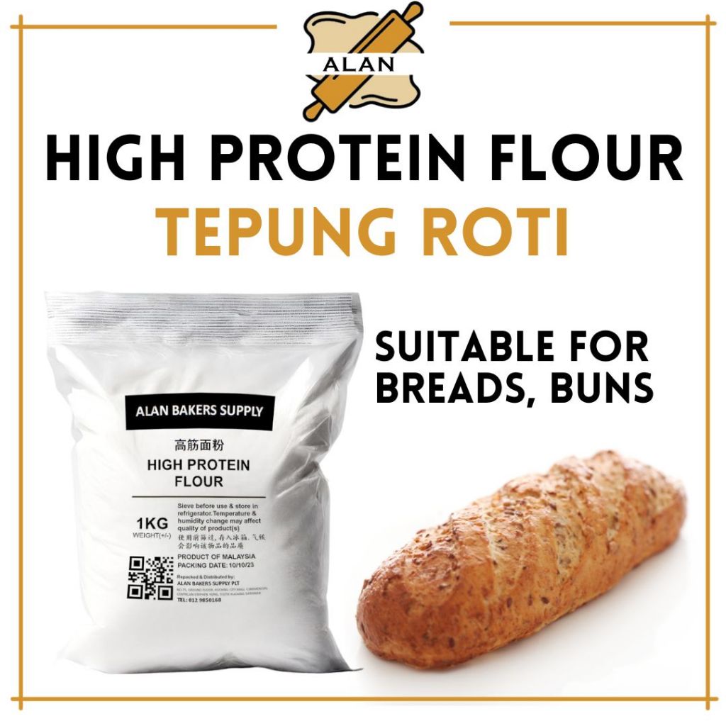 TEPUNG ROTI | HIGH PROTEIN FLOUR | 高筋面粉 | Shopee Malaysia
