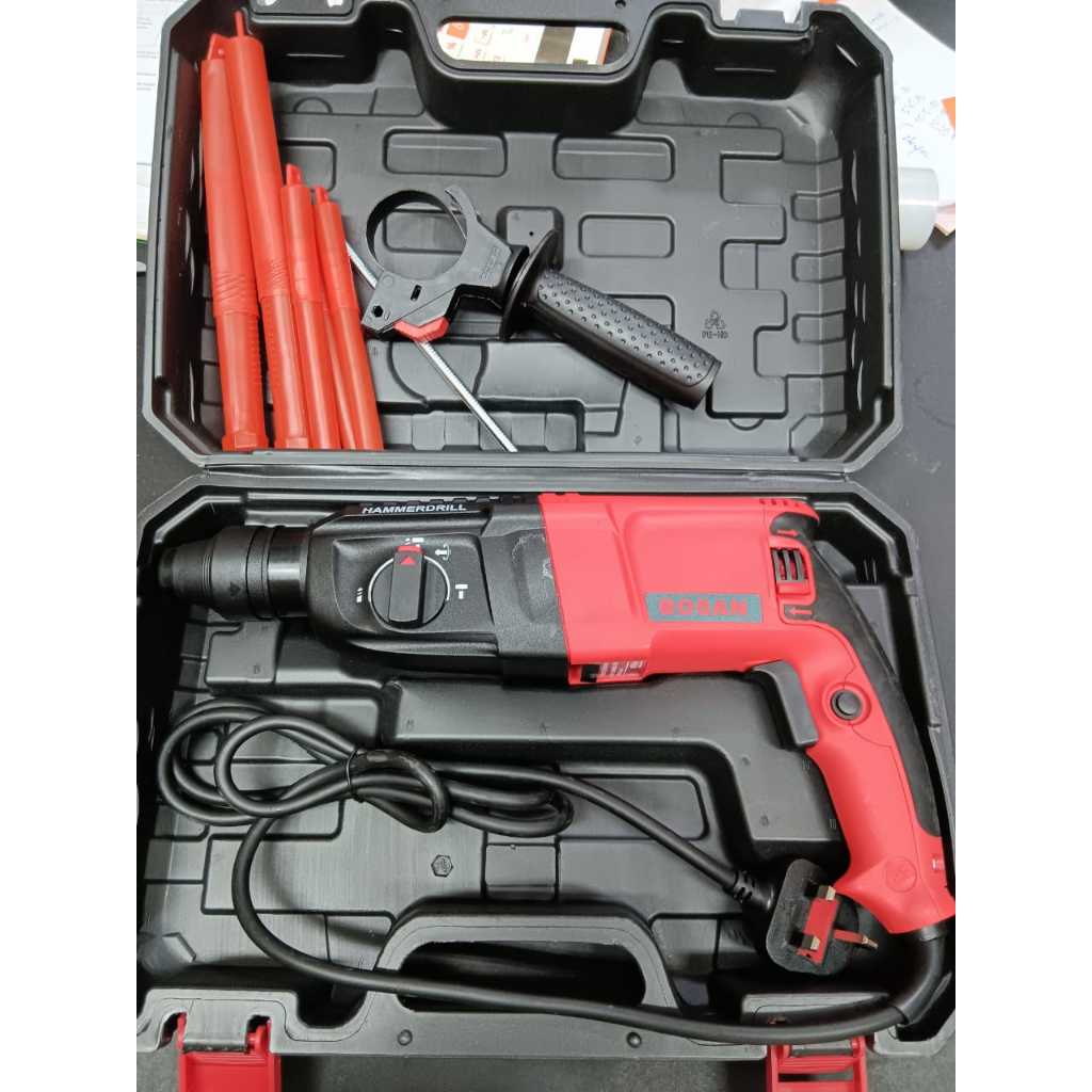 Bosan Rotary Hammer Power Impact Drill Set 800W Gerudi Tukul Putar ...