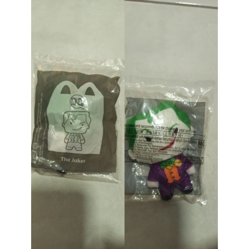 McDonald's happy meal toy The Joker | Shopee Malaysia