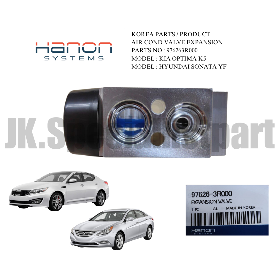 AIR COND EXPANSION VALVE _ KOREAN PART (HANON) [97626-3R000] KIA OPTIMA K5, HYUNDAI SONATA YF ...