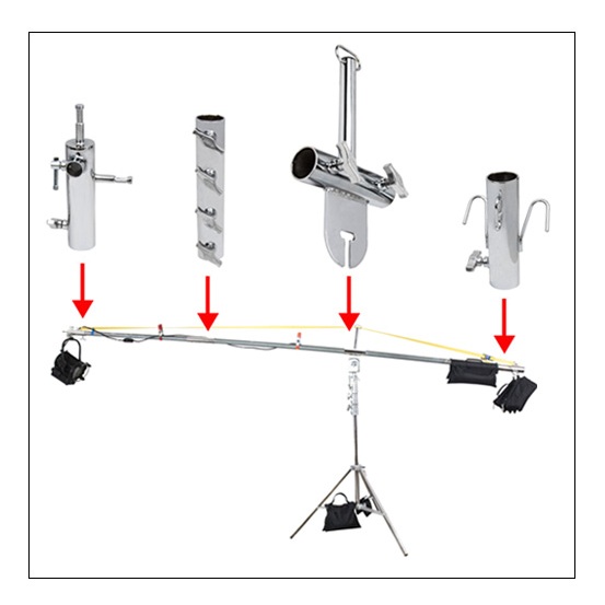 Kupo KCP-612 Pipe Boom Rig Kit / Menace Arm Kit | Shopee Malaysia