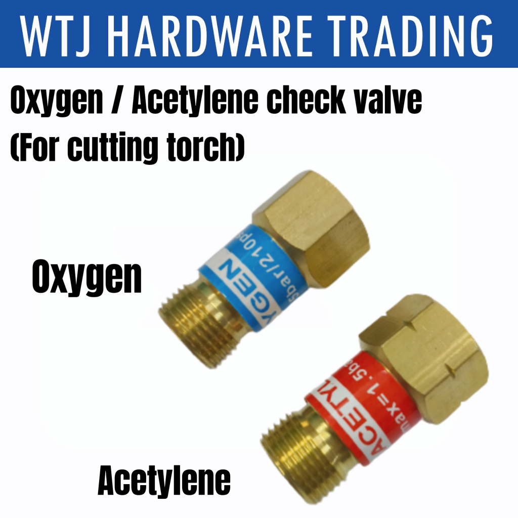 Oxygen & Acetylene Hose Check Valve For Cutting Torch / Welding ...