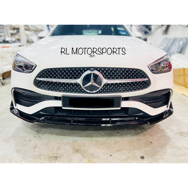 Mercedes Benz W206 2022 C class C300 AMG front bumper lip skirt ...