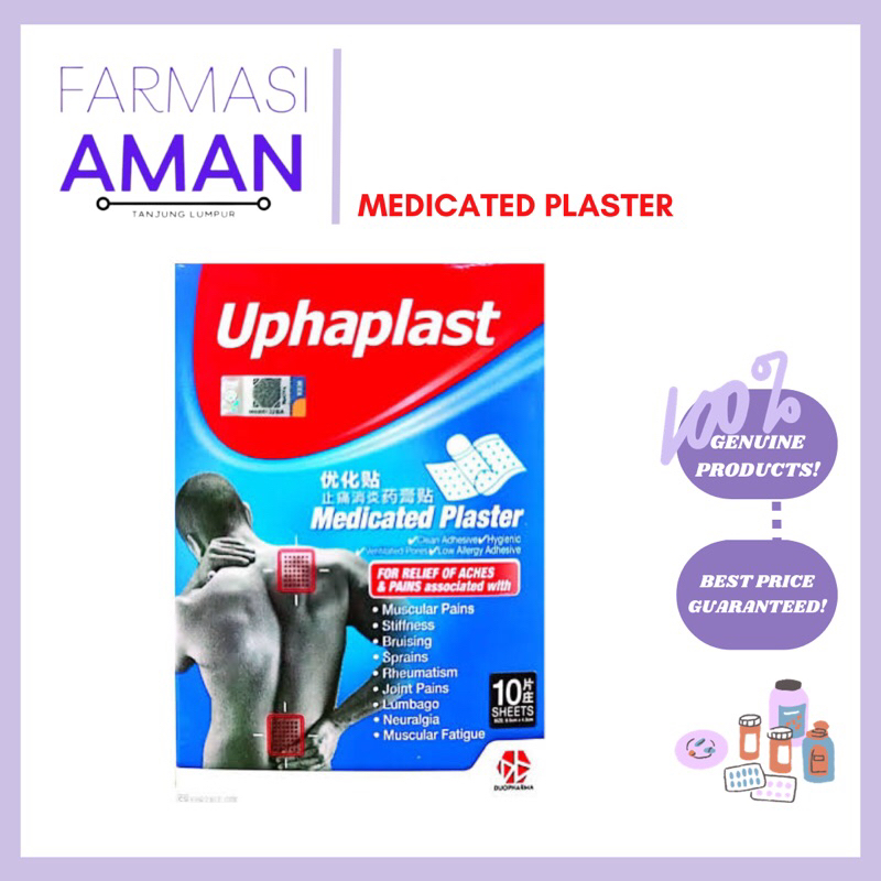 Uphaplast Medicated Plaster 10’s | Shopee Malaysia