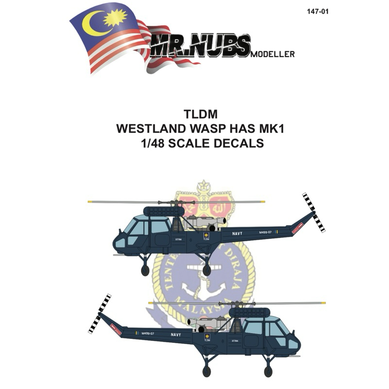 1/48 scale TLDM Westland Wasp Has MK1 Decal | Shopee Malaysia