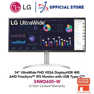 LG 34WQ650-W / 34WK650 34" ULTRAWIDE FHD GAMING MONITOR ( IPS /100Hz ...
