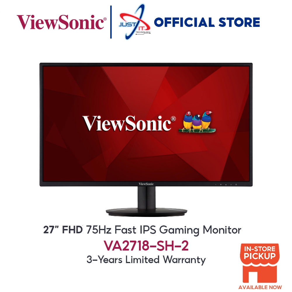 VIEWSONIC VA2718-SH 27" FHD IPS 75HZ LED MONITOR | Shopee Malaysia