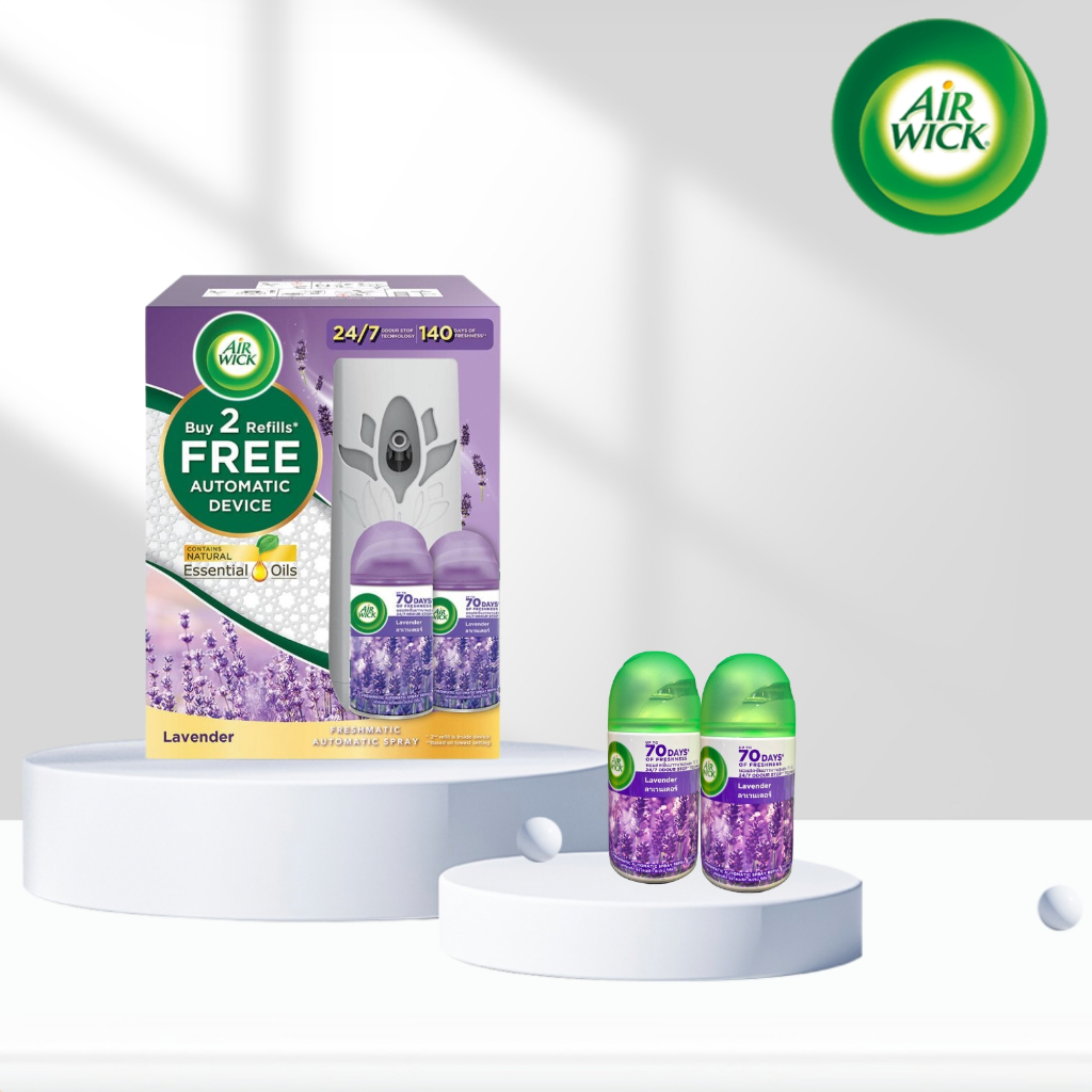 Air Wick Air Freshener Freshmatic Automatic Spray Lavender Starter Kit ...