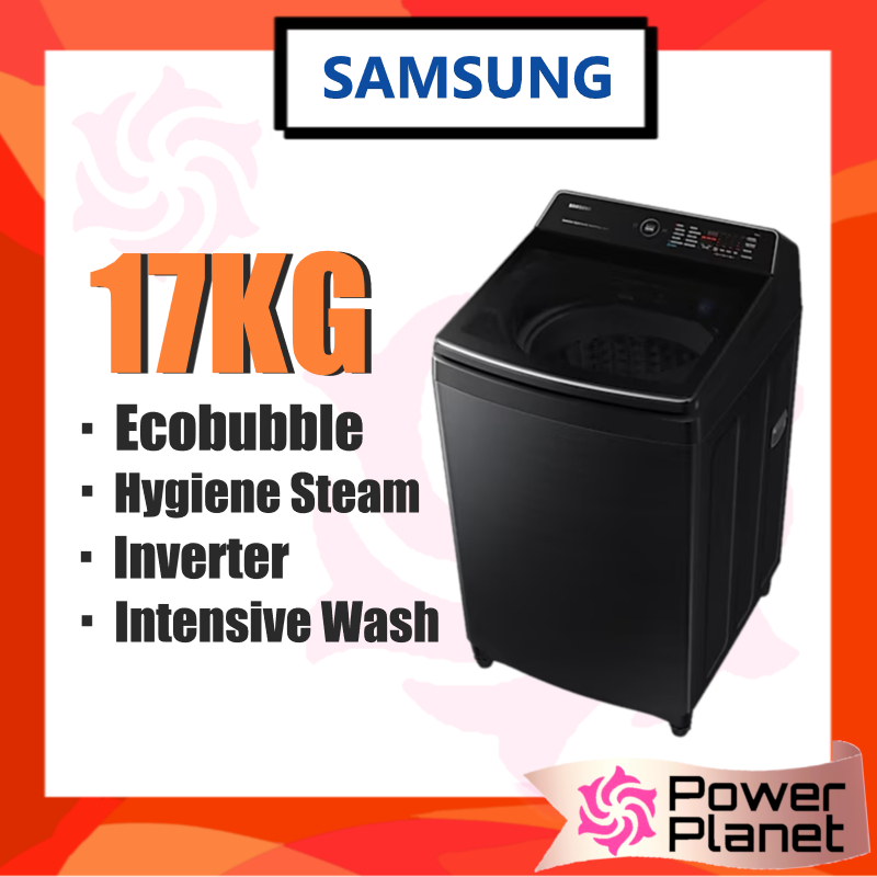 Samsung 17kg / 19kg WA6000C Washer with Ecobubble WA17CG6886BVFQ / WA19CG6886BVFQ with Wifi ...