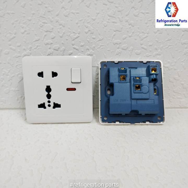CZ putih suis soket 10a 13a 15a 20a aircond suis heater soket palam ...