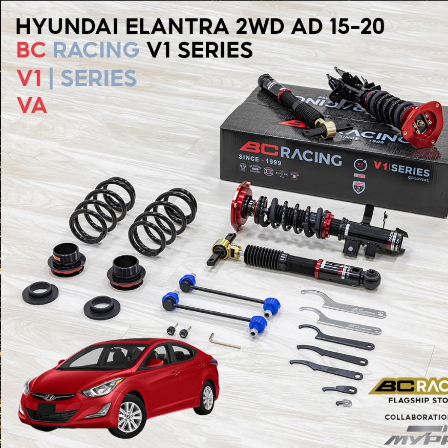 BC Racing V1 Series High Low Soft Hard Adjustable Absorber for Hyundai ...