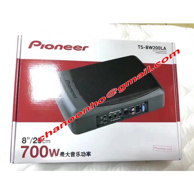 TS-BW200LA PIONEER 8” 700 Watts Underseat Woofer Active Subwoofer Built ...