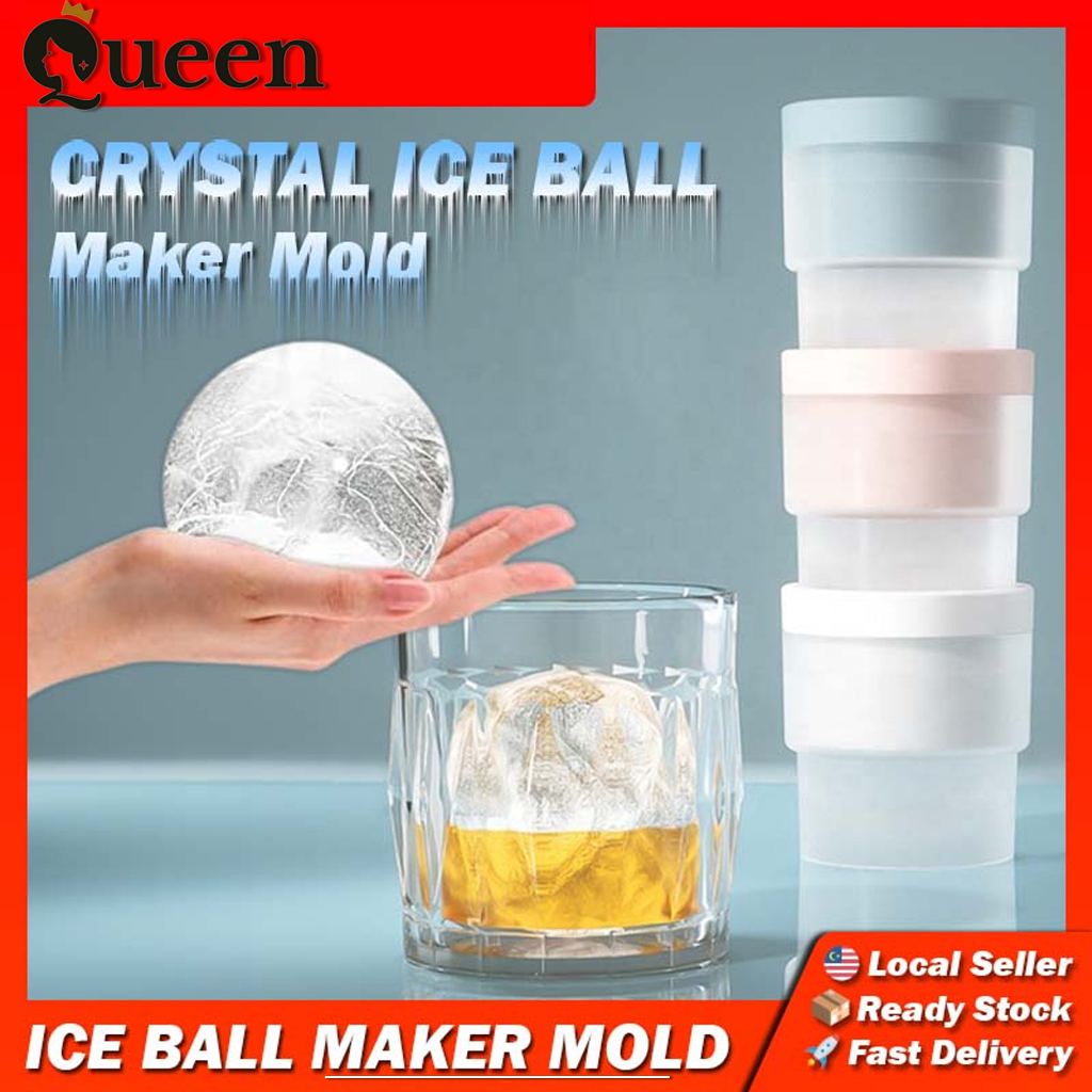 Ice Ball Maker Mold Tray Ice Cube Tray Whiskey Ice Ball Maker Ice Mold ...