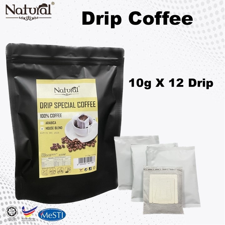 Drip Coffee Medium Dark Roast (10g x 12drip) | Shopee Malaysia
