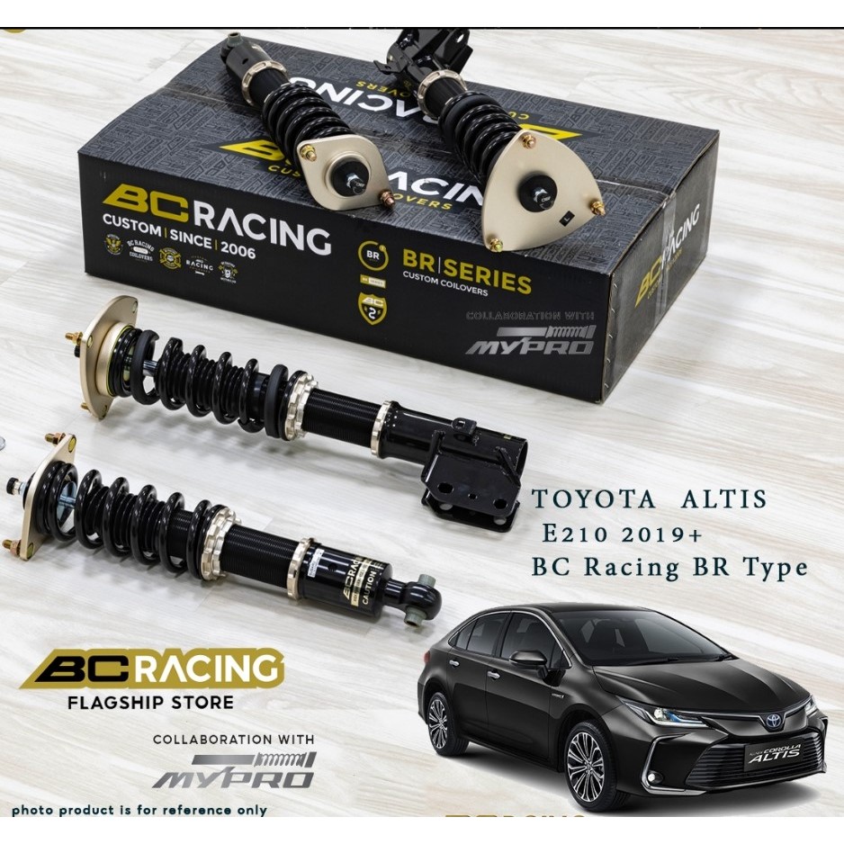 BC Racing BR Type Hi Lo Soft Hard Adjustable Absorber for Toyota Altis ...