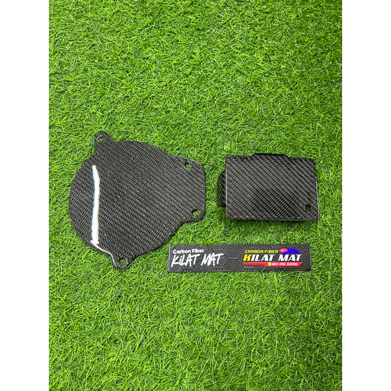 Carbon Fiber Wrap NVX V2 Cvt Cover(Blacktwill)🔥Preorder🔥 | Shopee Malaysia