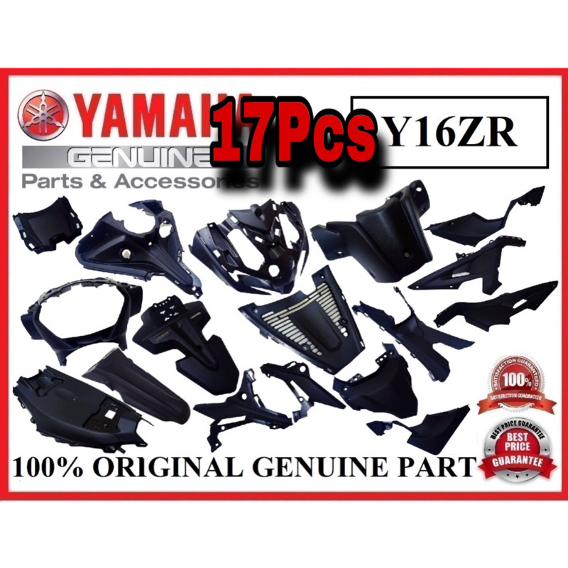 Original Yamaha Y16ZR V1 V2 ABS Inner Cover Set Coverset Y16 Hong Leong ...
