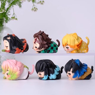 Demon Slayer Cute Cat Ohiruneko ver. Tanjiro figure Nezuko Zenitsu ...
