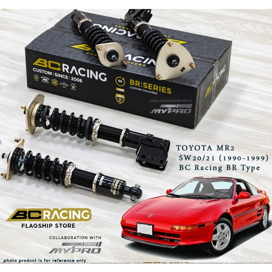 BC Racing BR Type Hi Lo Soft Hard Adjustable Absorber for Toyota MR2 ...