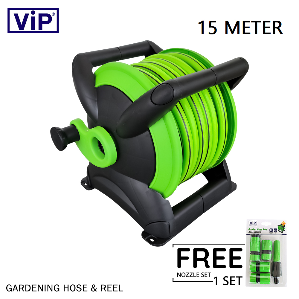 VIP Stackable Hose Reel Set w/ Accessories 1/2" Hose - Ready Stock ...