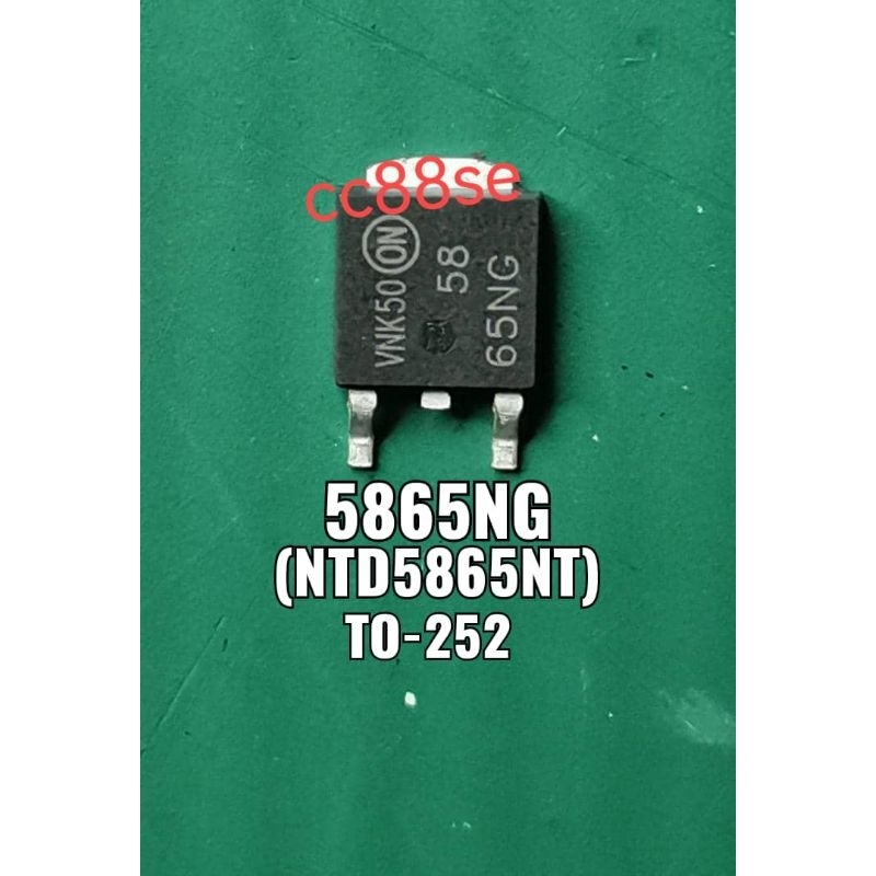 5865NG 5865NLG (NTD5865NT) TO-252 SMD N-CHANNEL MOSFET TRANSISTOR ...