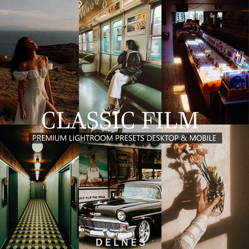 10 Classic Film Lightroom Preset, Retro Nostalgia Filter, Aesthetic ...