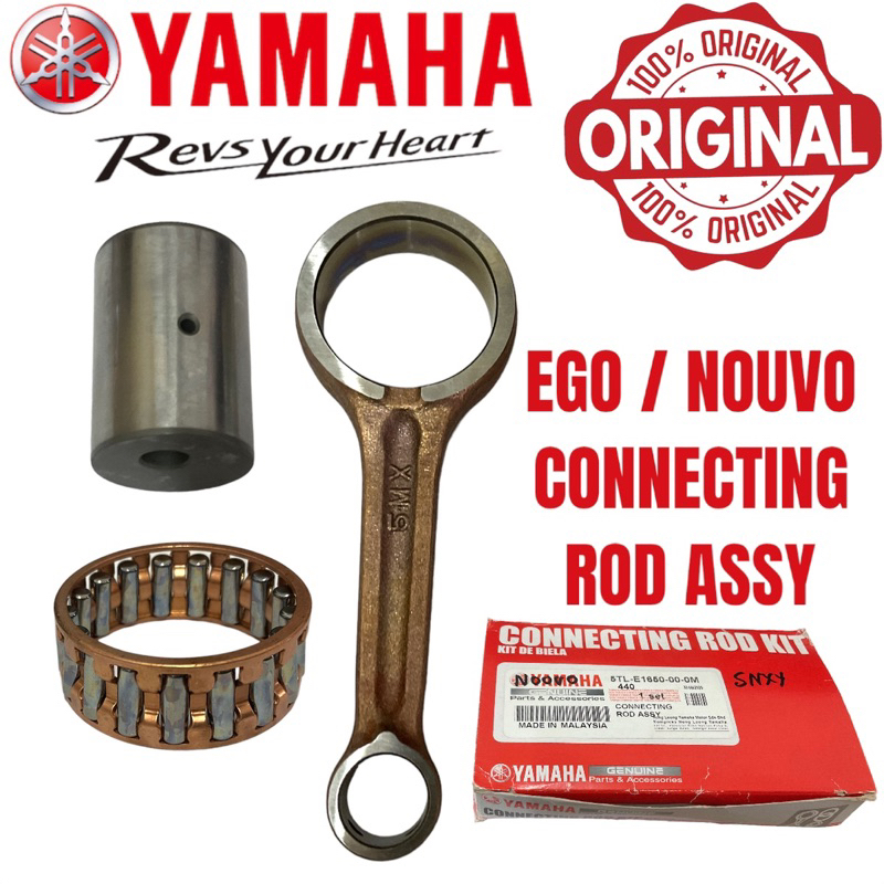 YAMAHA EGO / NOUVO CONNECTING ROD KIT SET 100% ORIGINAL EGO CON ROD SET ...