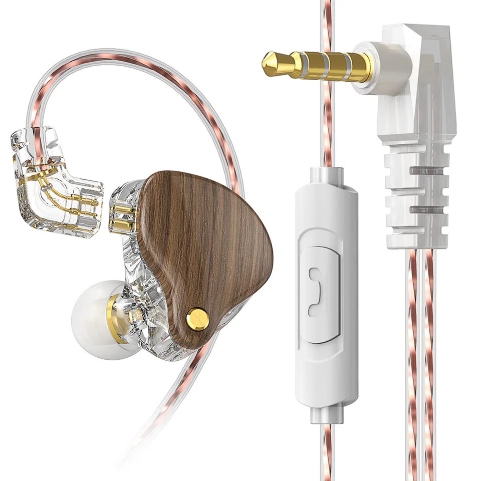 Victoria Audio Q1 Pro Wood Grain Wired In Ear Earphone HiFi Headphone ...