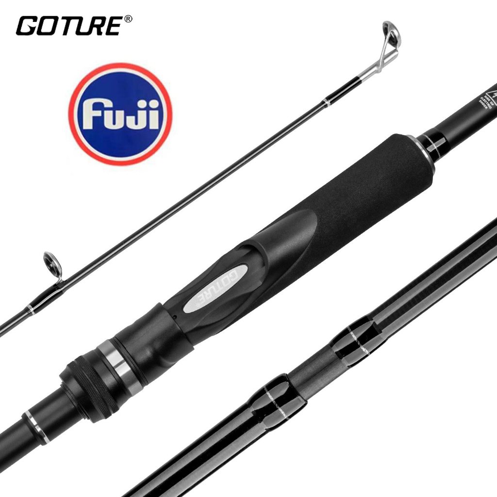 Goture Fuji Guide Ring Spinning Fishing Rod 2.58m 2.70m 2 Sections 30T ...