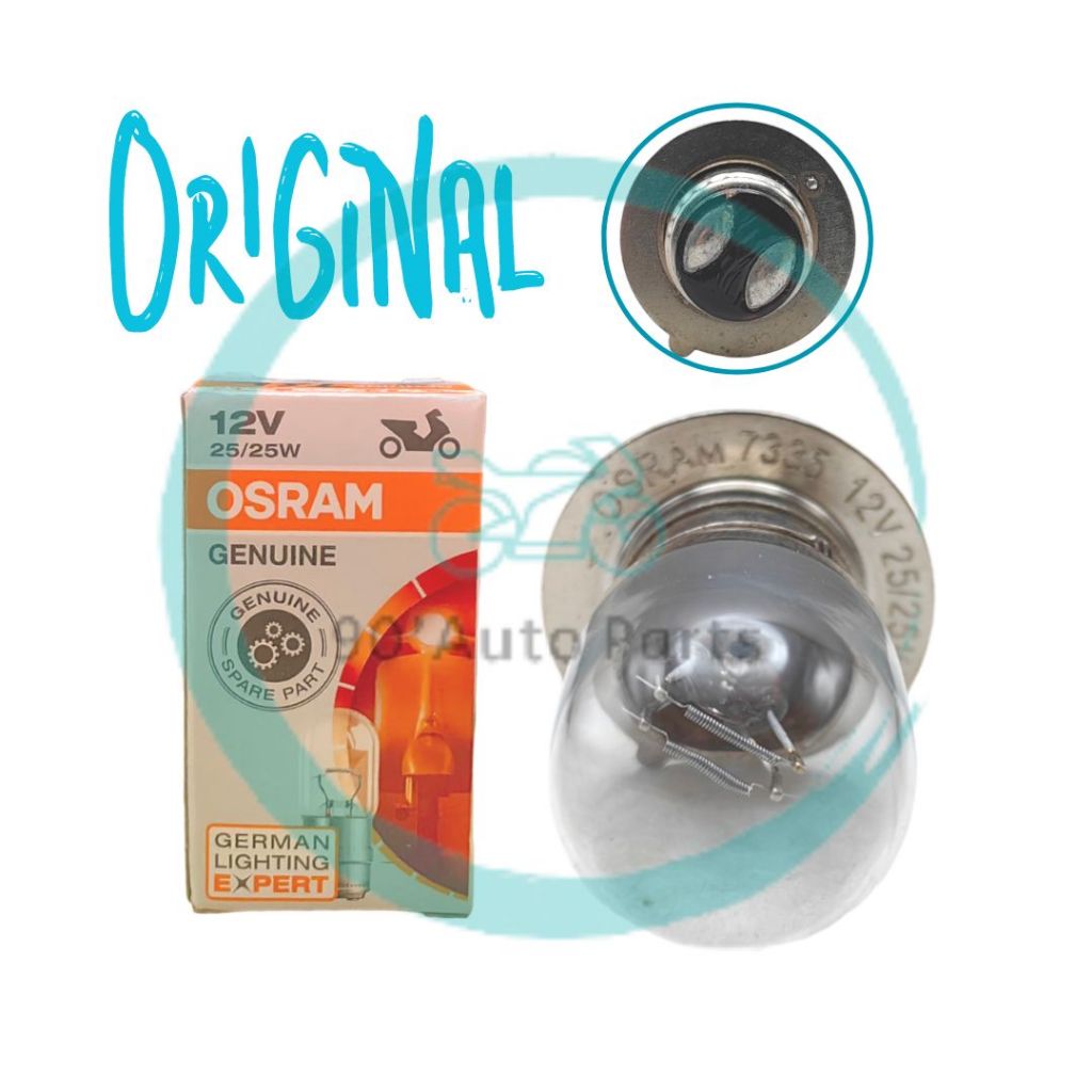 HEAD LAMP BULB OSRAM T19 P15D HEADLAMP BULB OSRAM CLEAR Y100 Y110 SS2 ...