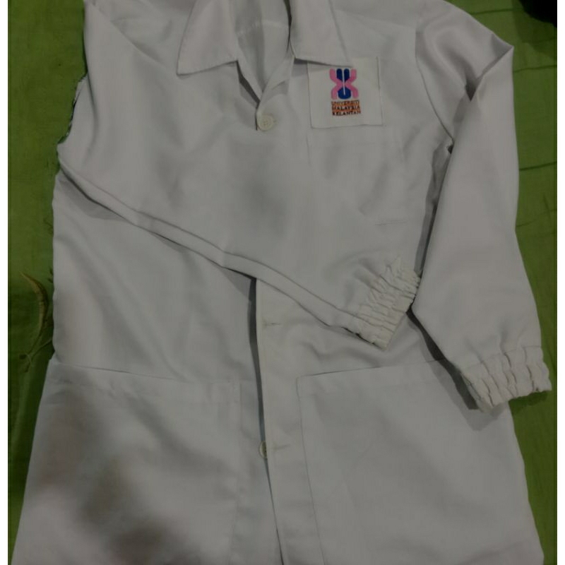 (USED/PRELOVED) murah lab coat putih eksperimen universiti asasi kolej ...