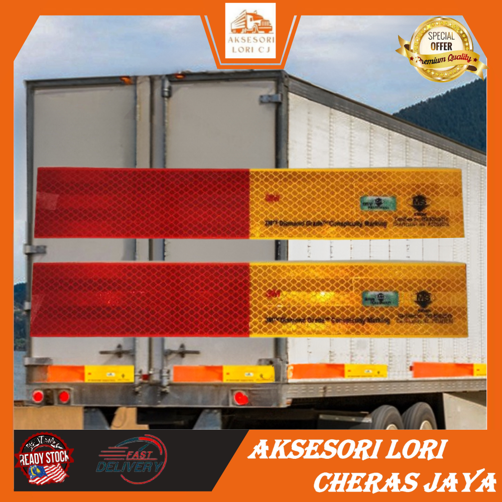 AKSESORI LORI CHERAS JAYA 3M Diamond Grade Sticker Type 5 Side Marking ...