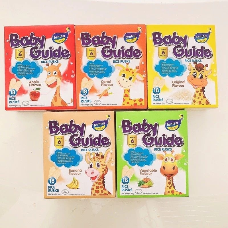 TENTEN BABY GUIDE RUSK 6M+ | Shopee Malaysia