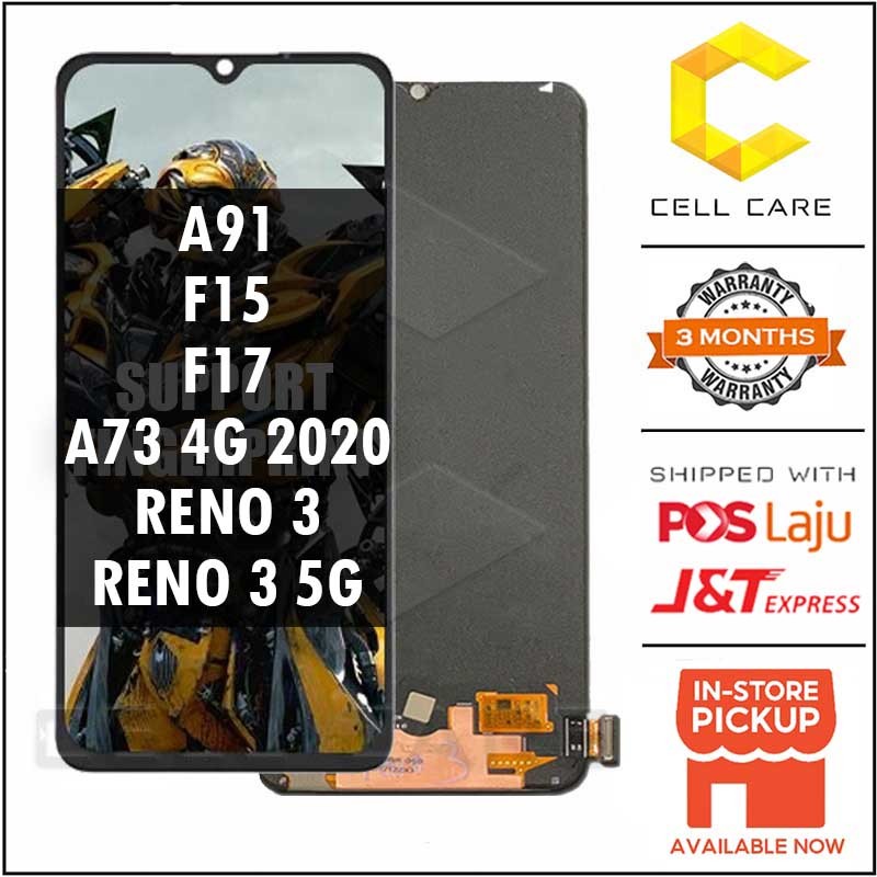LCD Display Touch Screen Compatible For RENO 3/OPPO A91 / OPPO F17 / OPPO F15 CPH2001 /OPPO A73 ...