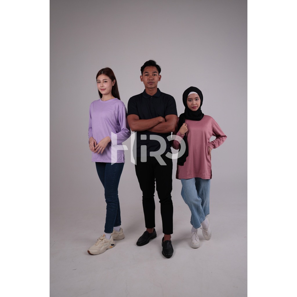 Hiro Premium Muslimah/XS-2XL/Baju Sukan Muslimah/Plain Jersi ...